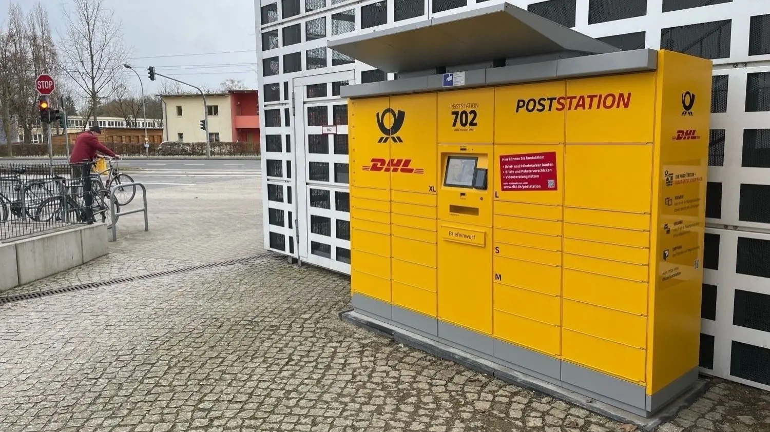 Post in Frankfurt (Oder): Erste Poststation in Betrieb – mehr Angebot als DHL-Packstation | moz.de