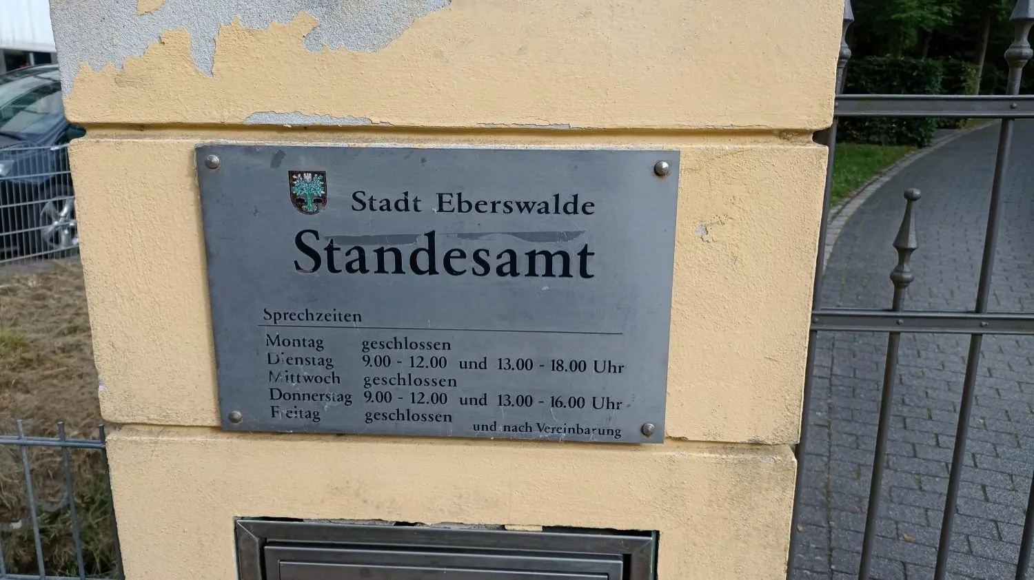 Heiraten in Eberswalde: Unruhe im Standesamt – erneut personelle Veränderung | moz.de