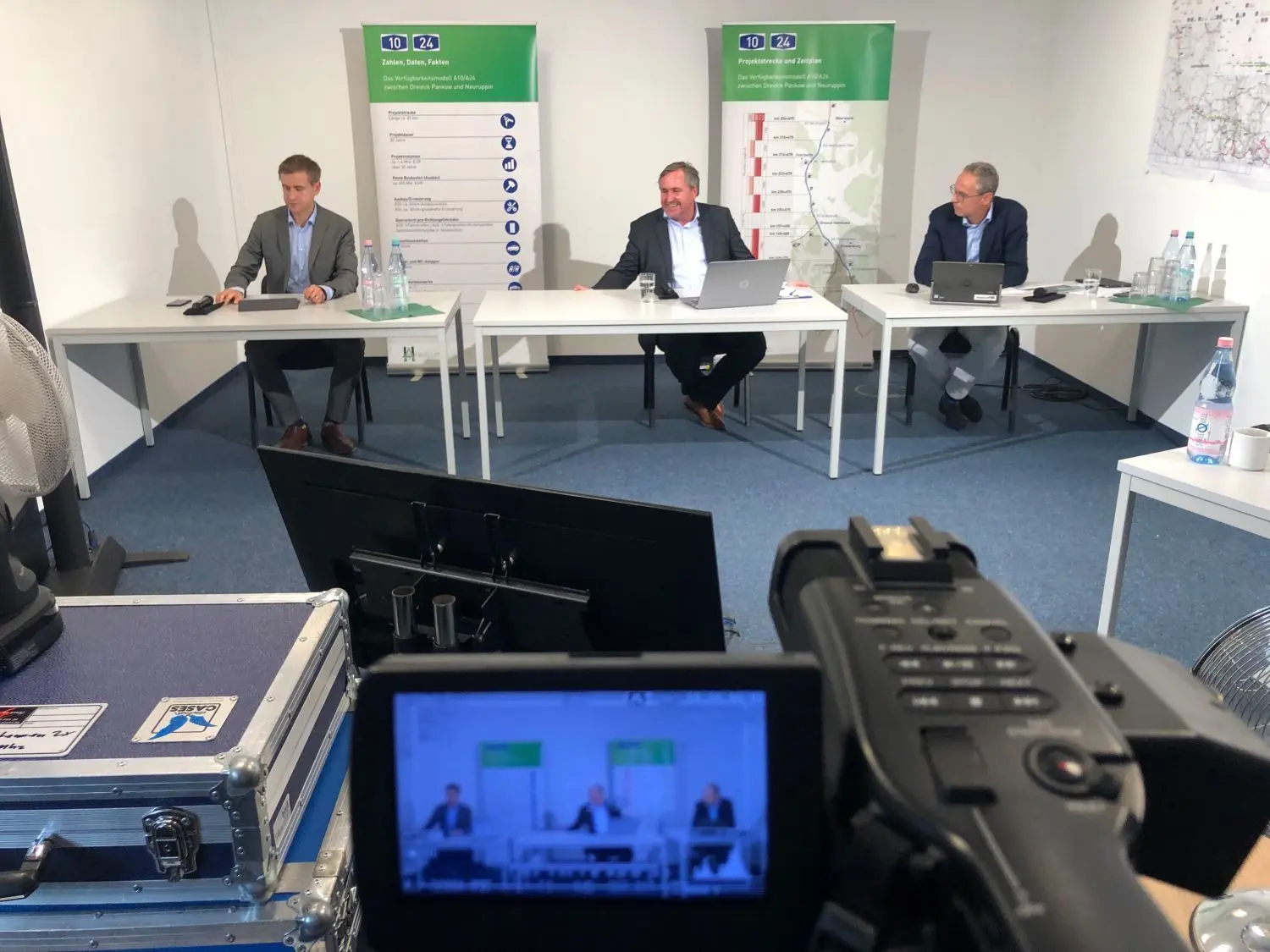 A10: Erfolgreiche Premiere zum Ausbau der Autobahn 10 in Birkenwerder ...