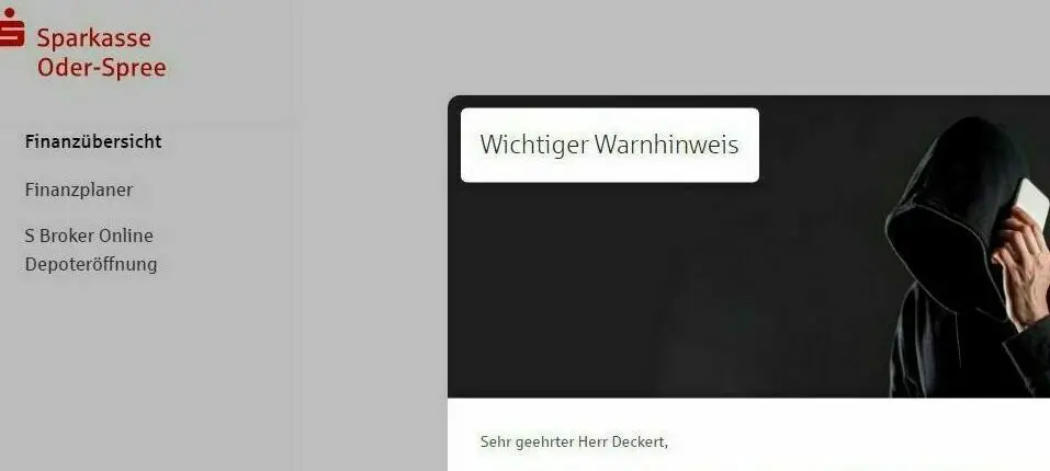 Geld und Betrug: Sparkasse Oder-Spree warnt vor Betrügern – neue Masche tritt besonders am ...