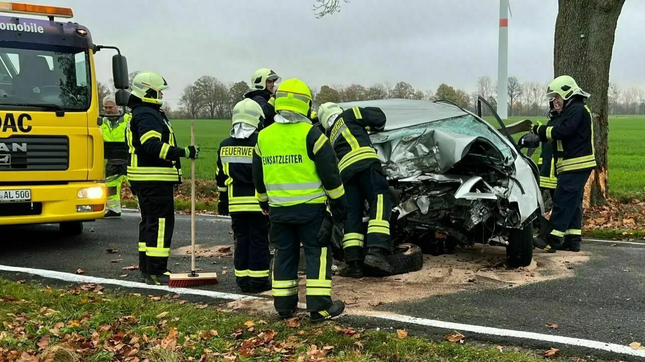 Tödlicher Unfall bei Freudenberg: Auto prallt auf L236 in MOL gegen Baum – Fahrer stirbt am ...