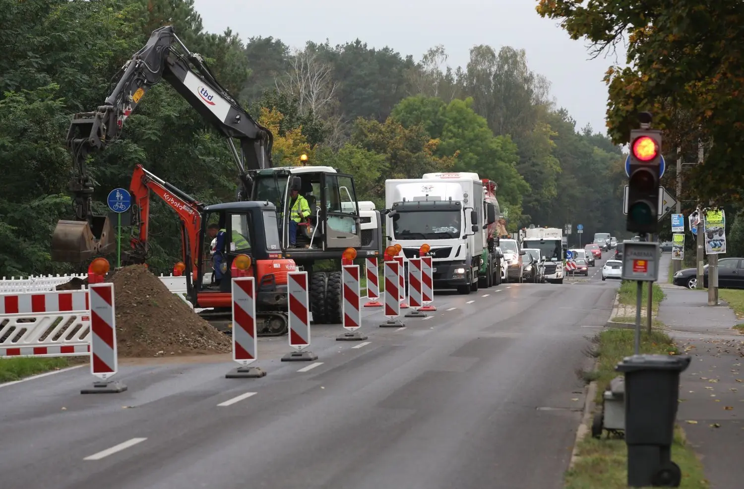 Sperrung B167 Eberswalde