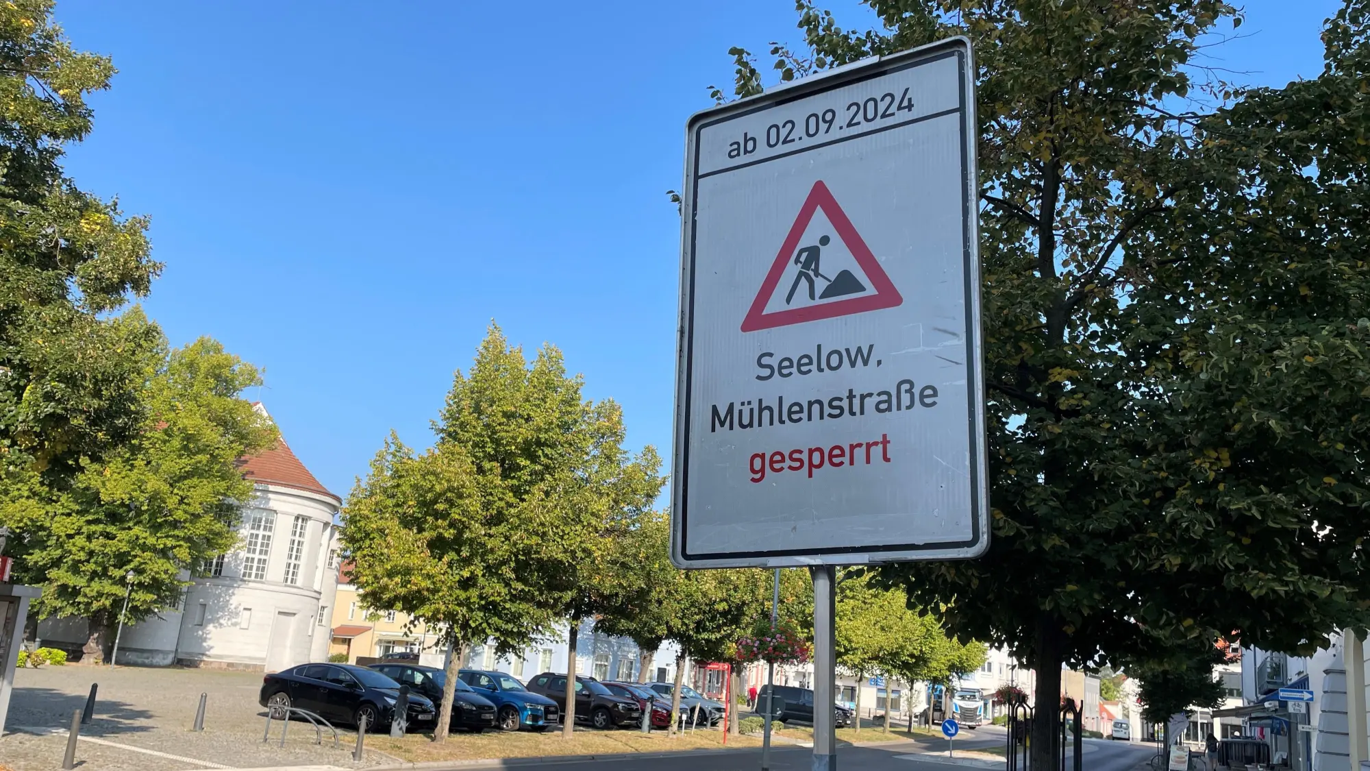 Sperrung in Seelow: Mühlenstraße monatelang dicht – Umleitung mit Folgen | moz.de